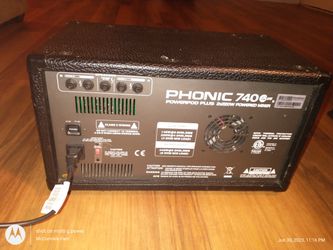 Phonic Powerpod 740 Plus 2X220W 7-Channel Powered Mixer with Digital ...