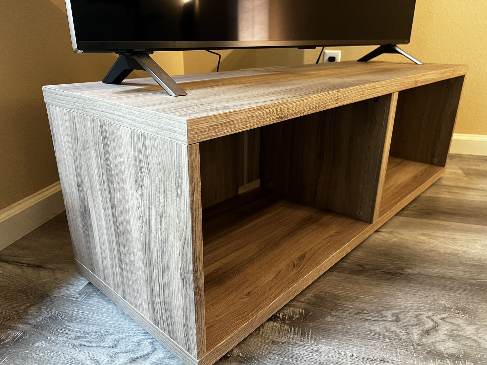 BESTÅ TV unit, walnut effect light gray, 47 1/4x15 3/4x15 " (IKEA) for ...