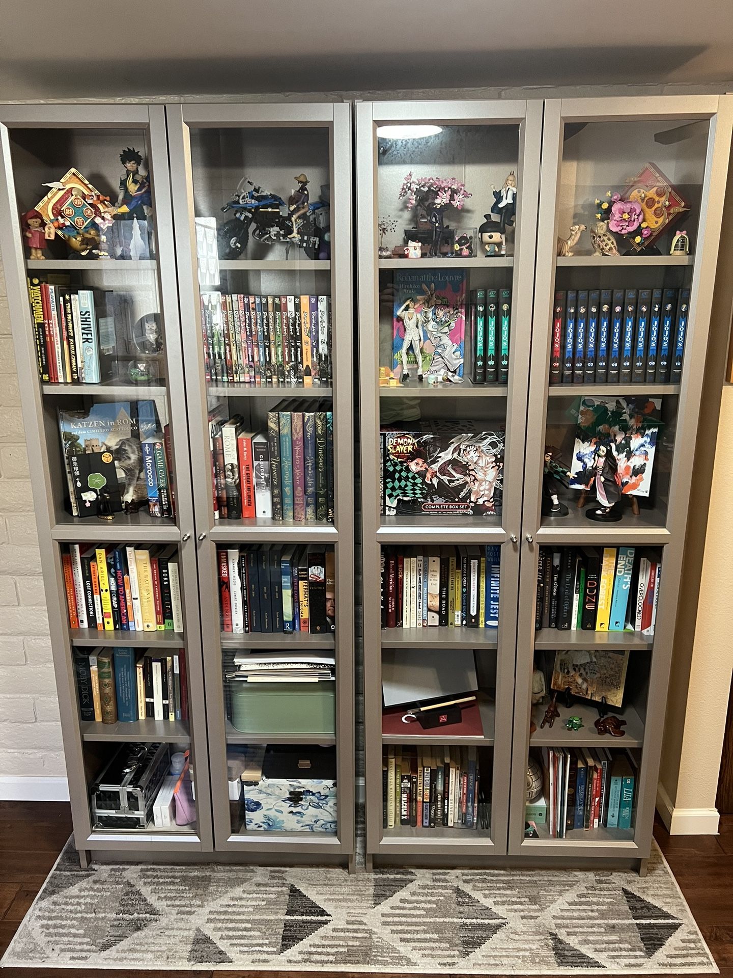 Two IKEA Billy Glass Bookcases for Sale in Scottsdale, AZ - OfferUp