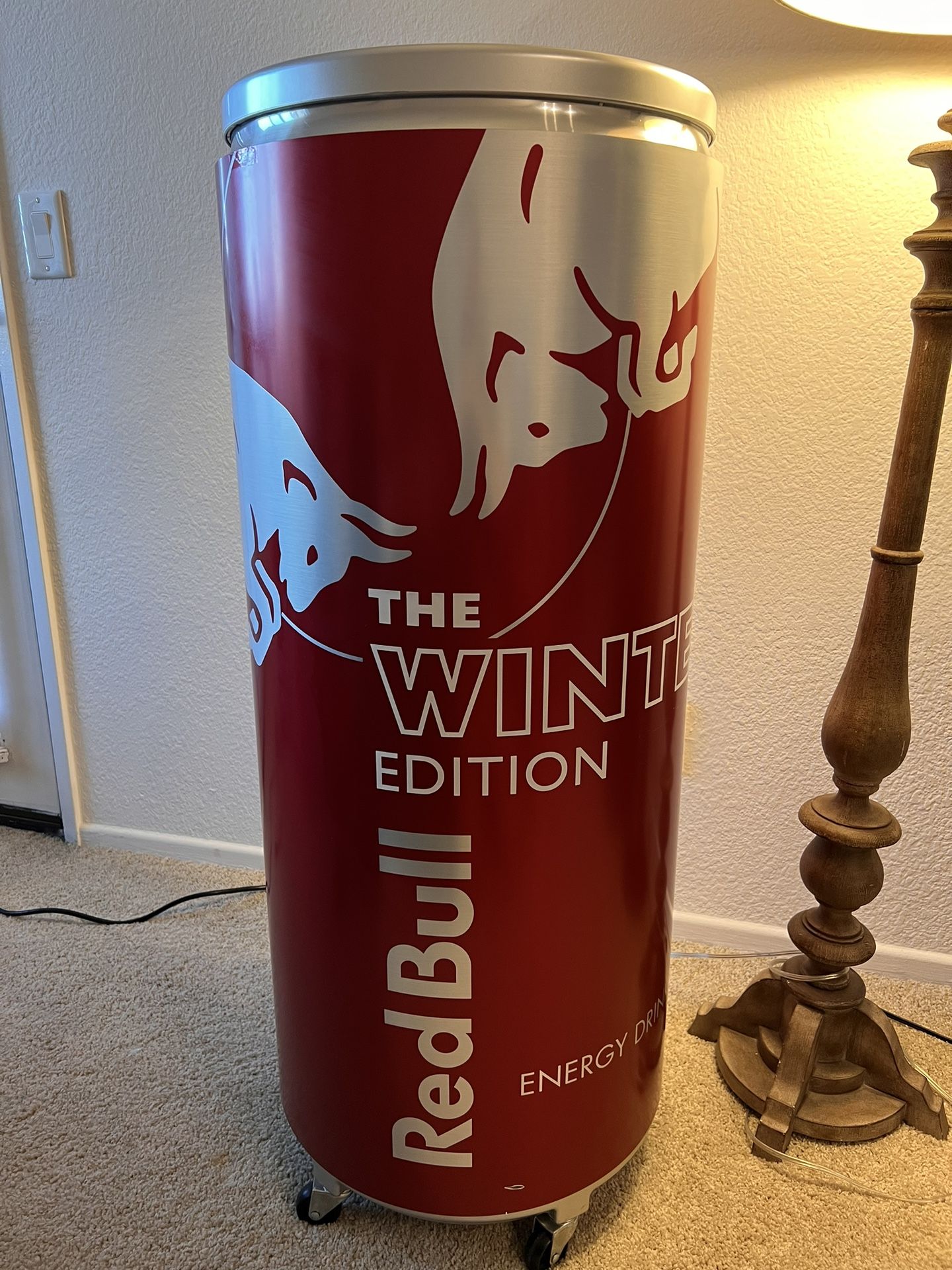 RARE Red Bull Energy Drink ‘The Winter Edition’ Display Fridge Beverage ...