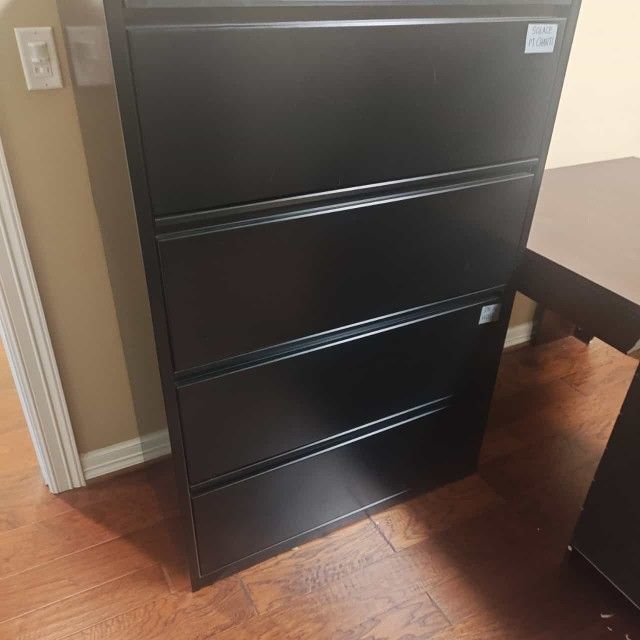 Black Lateral 4-Drawer Metal File for Sale in Houston, TX - OfferUp