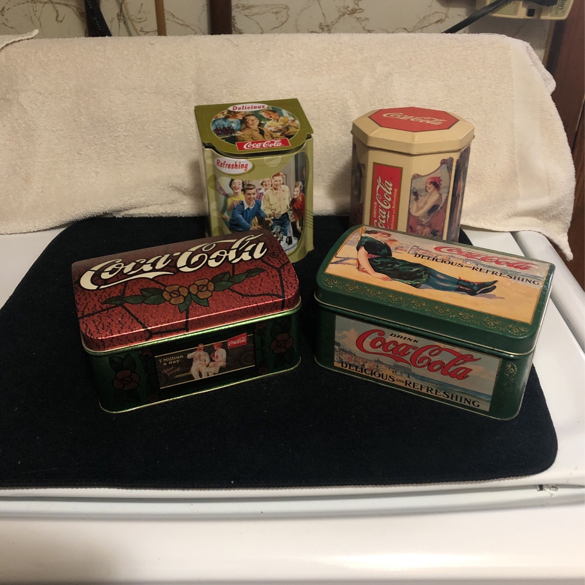 Four Vintage Coca Cola Tins for Sale in Melrose Park, IL - OfferUp