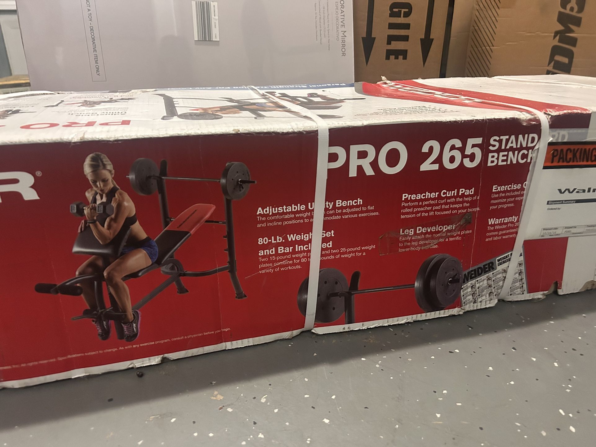 Pro 265 Weight Bench for Sale in Seattle, WA - OfferUp