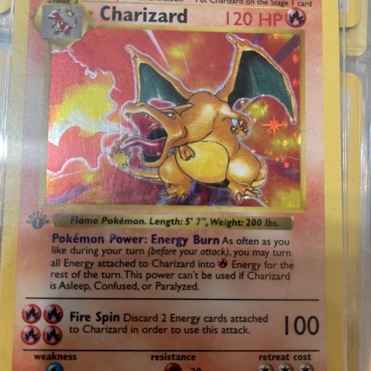 Charizard Card First Edition