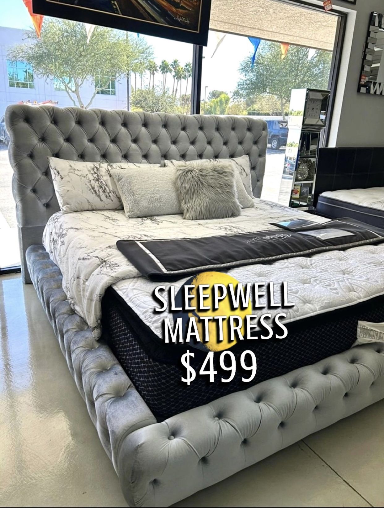 Brand New Queen Bed Frame With Mattress for Sale in Compton, CA - OfferUp