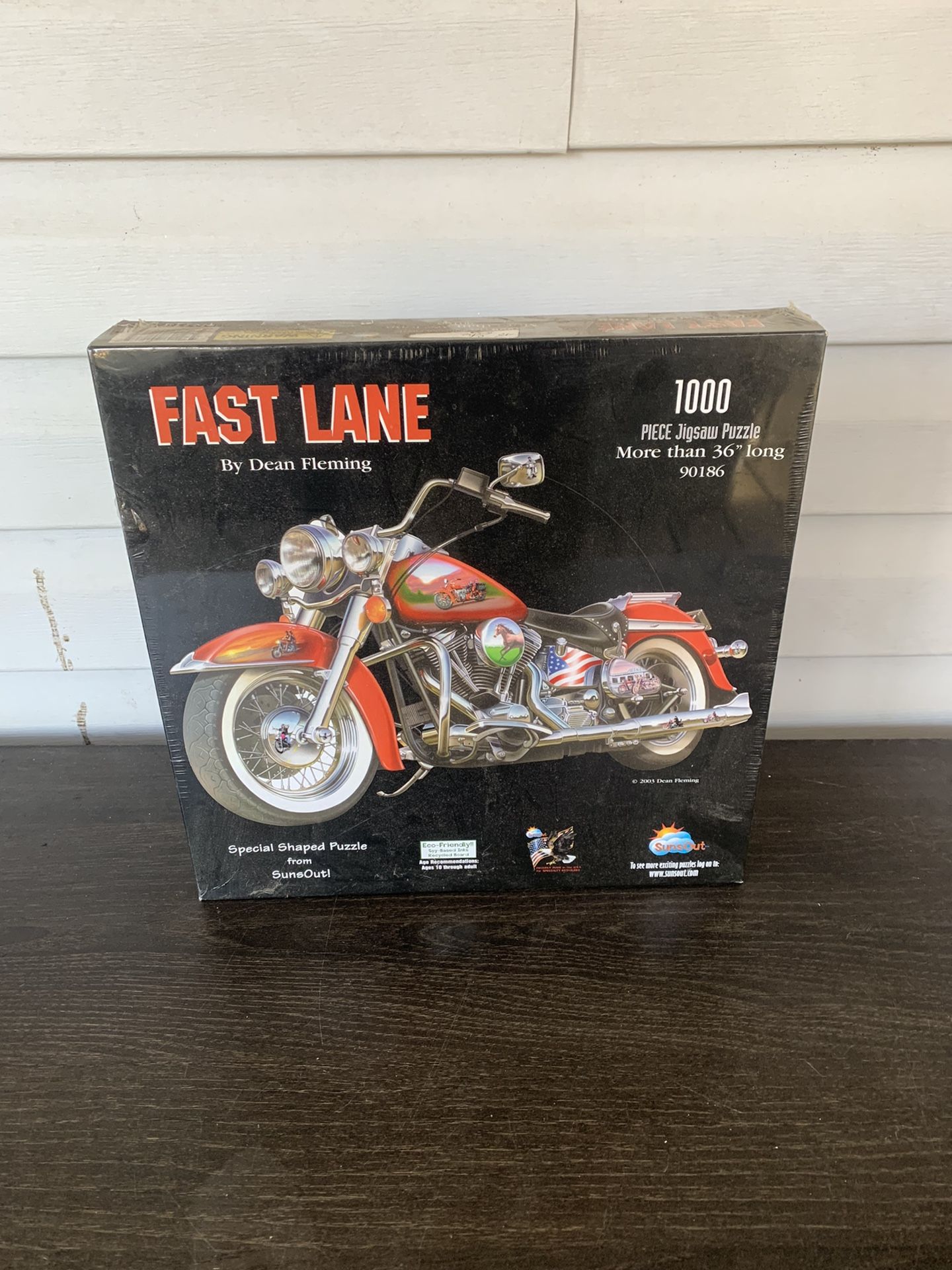 Fast Lane Motorcycle Jigsaw Puzzle SunsOut 1000 Pieces NEW for Sale in ...