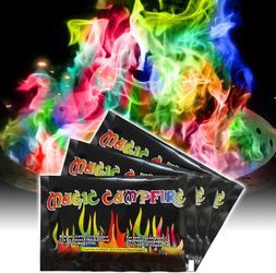 HGD (25 Pack) Magic Campfire Fire Color Changing Packets Fire Pit, Fire ...