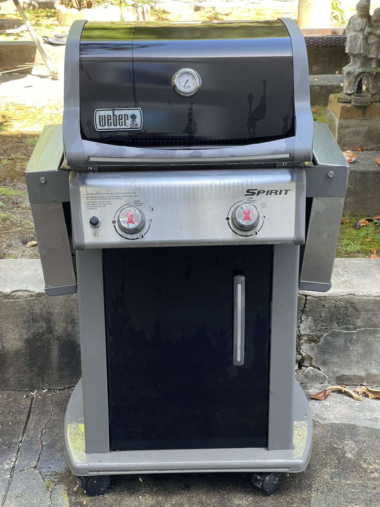 Weber Spirit E-210 Black 2-Burner Liquid Propane Gas Grill for Sale in ...