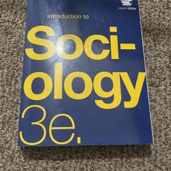 Sociology College Textbook