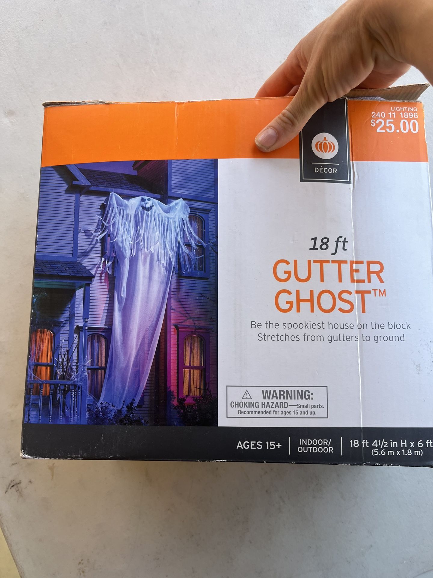 18ft Halloween Gutter Ghost – Lightly Used! Pickup: S. Durango & 215 ...