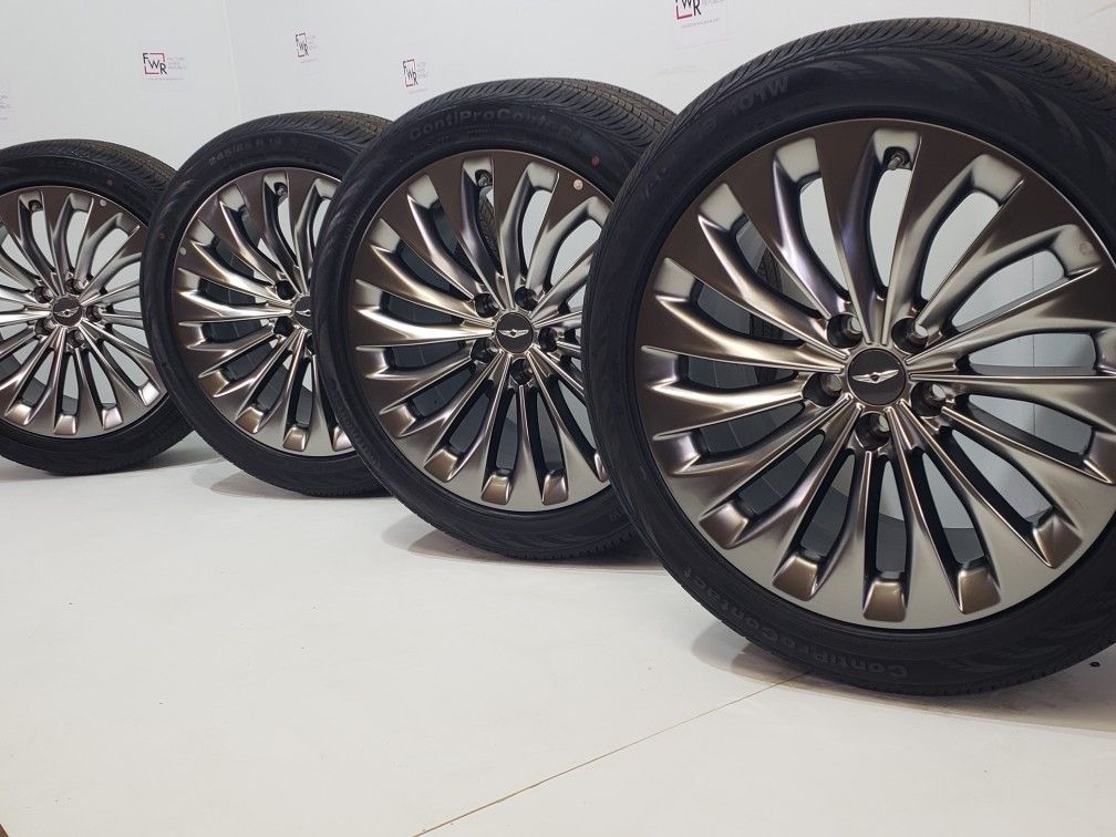 19" Hyundai Genesis G90 2017-2020 19 Factory OEM Staggered Wheels Rims Tires for Sale in Long ...