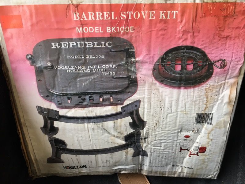 Vogelzang Barrel Stove Kit