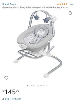 Graco Soothe 'n Sway Swing With Portable Rocker, Alex | atelier-yuwa ...