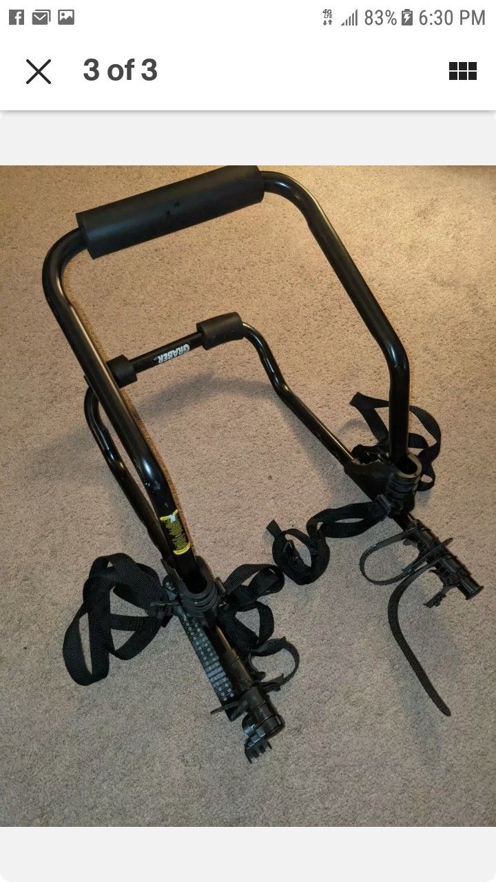 Graber USA 2-Bicycle Trunk Mounted Bike Rack for Sale in Charlotte, NC ...