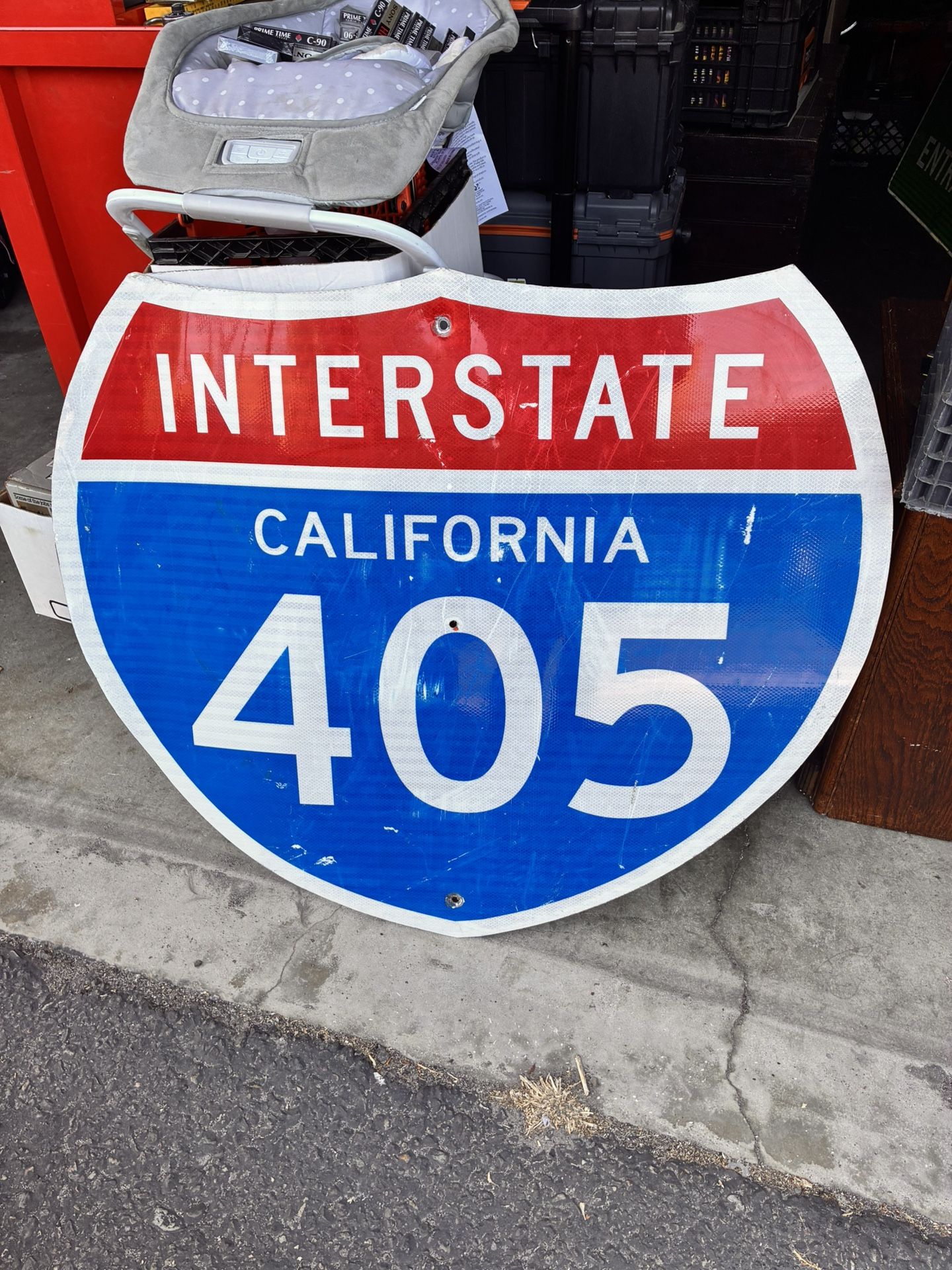 Large 405 Freeway Sign In Great Condition Real Freeway Sign for Sale in ...