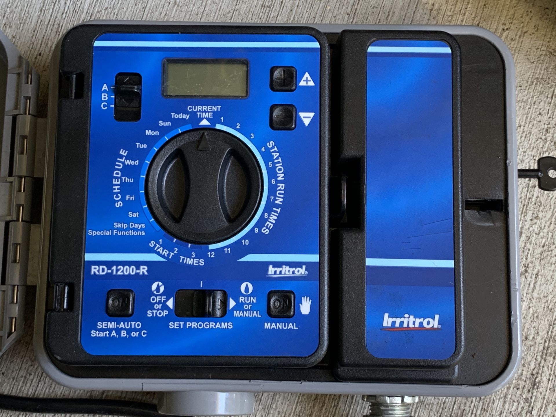 Irritrol RD600-EXT-R Rain Dial 6 Station Outdoor Irrigation Controller ...