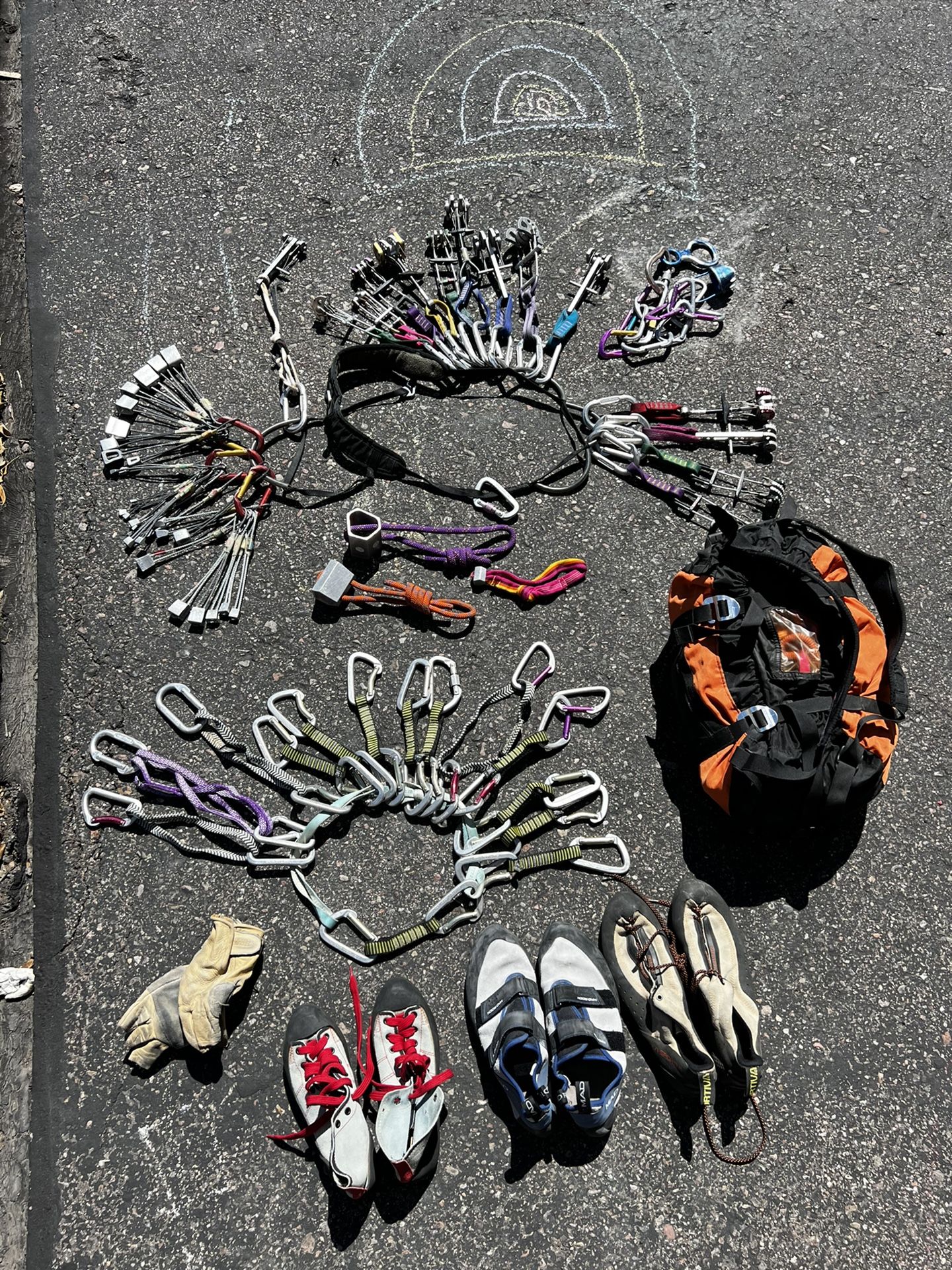Rock Climbing Gear Cams, Nuts, Carabiners, Quick Draws, Shoes, for Sale ...