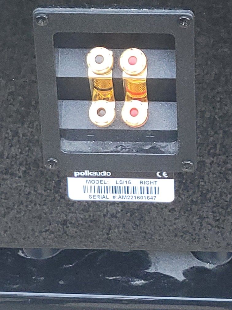 Polk Lsi15 Ebony Floor/Tower Speakers for Sale in Seattle, WA - OfferUp