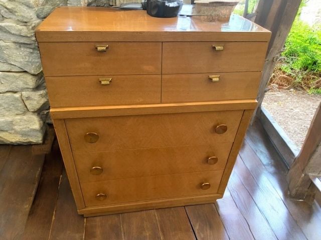1950’s Blond Mahogany Albert Distinctive Modern Furniture company ...