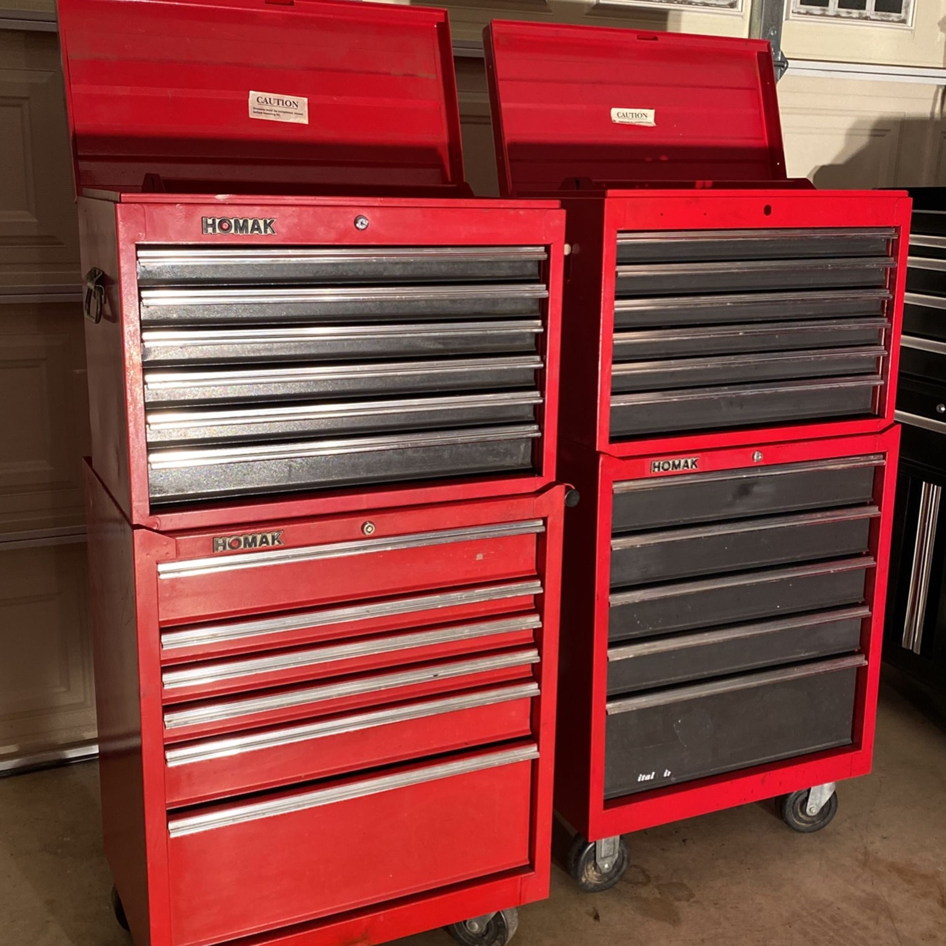 2x Homak Rolling Tool Box Chest Cabinet ( Toolbox) for Sale in Rancho ...