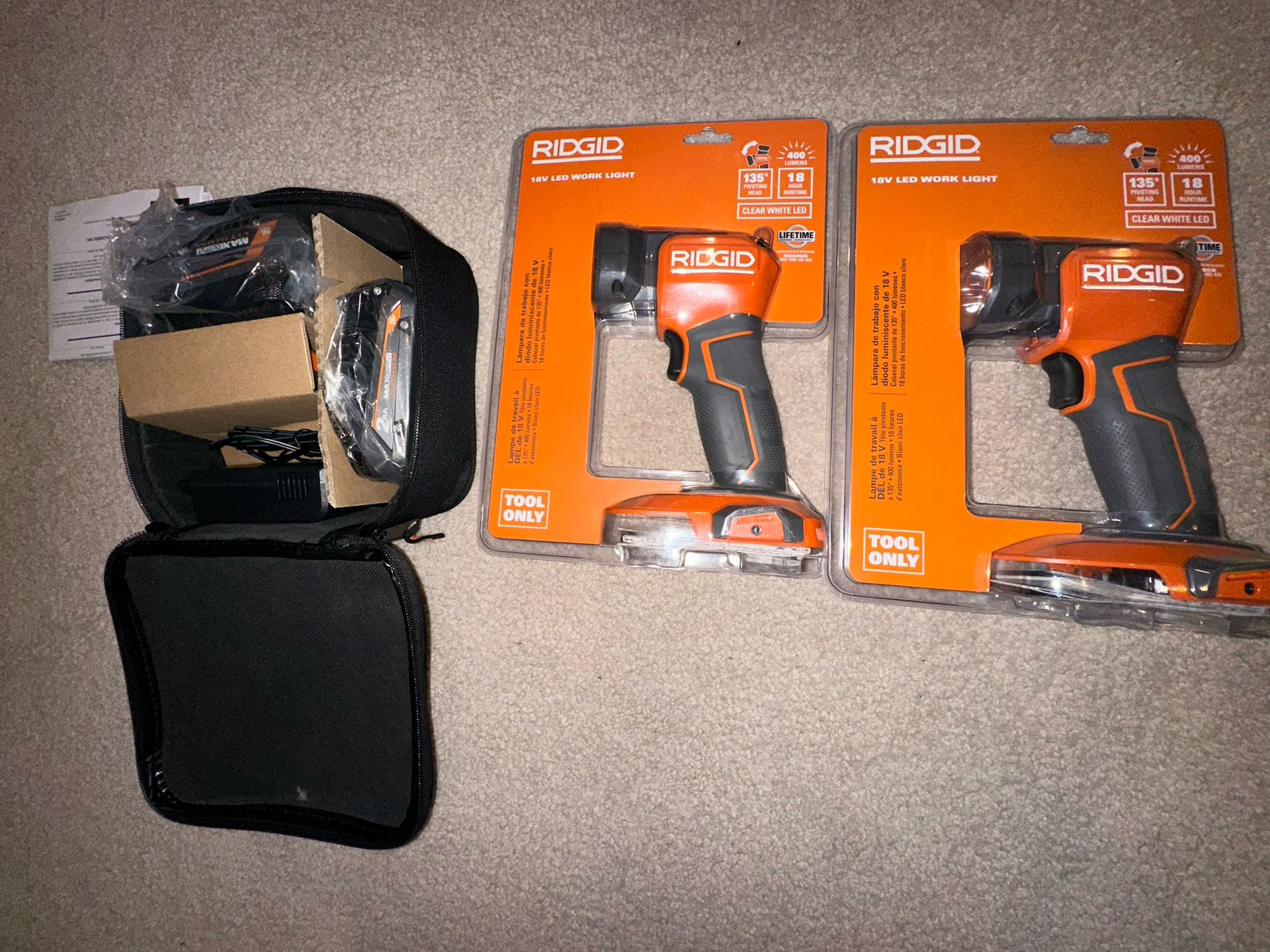 Ridgid 18v Flashlight Combo Kit for Sale in Las Vegas, NV - OfferUp