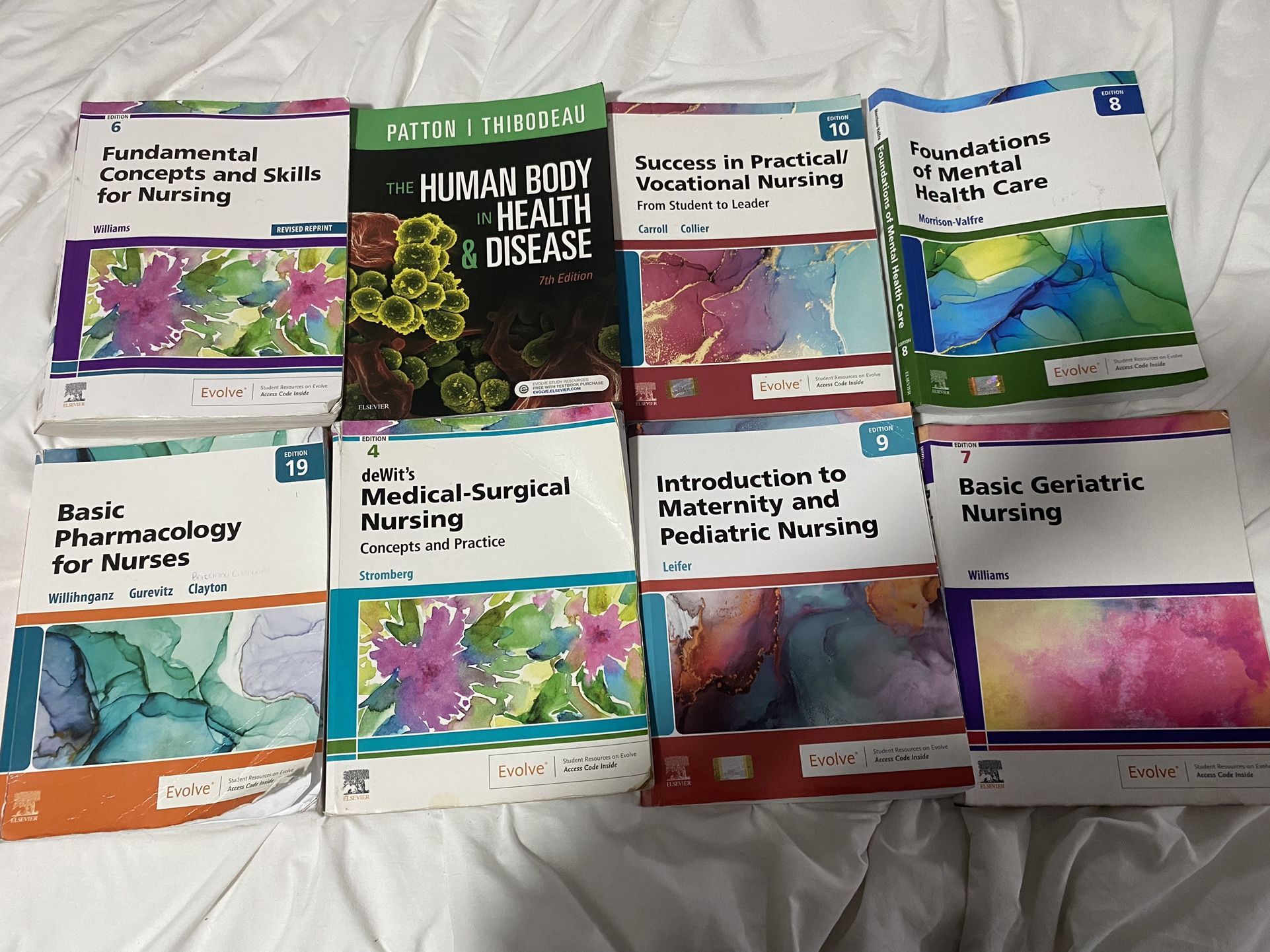 Elsevier evolve Nursing School Book Bundle for Sale in Lake Buena Vista ...