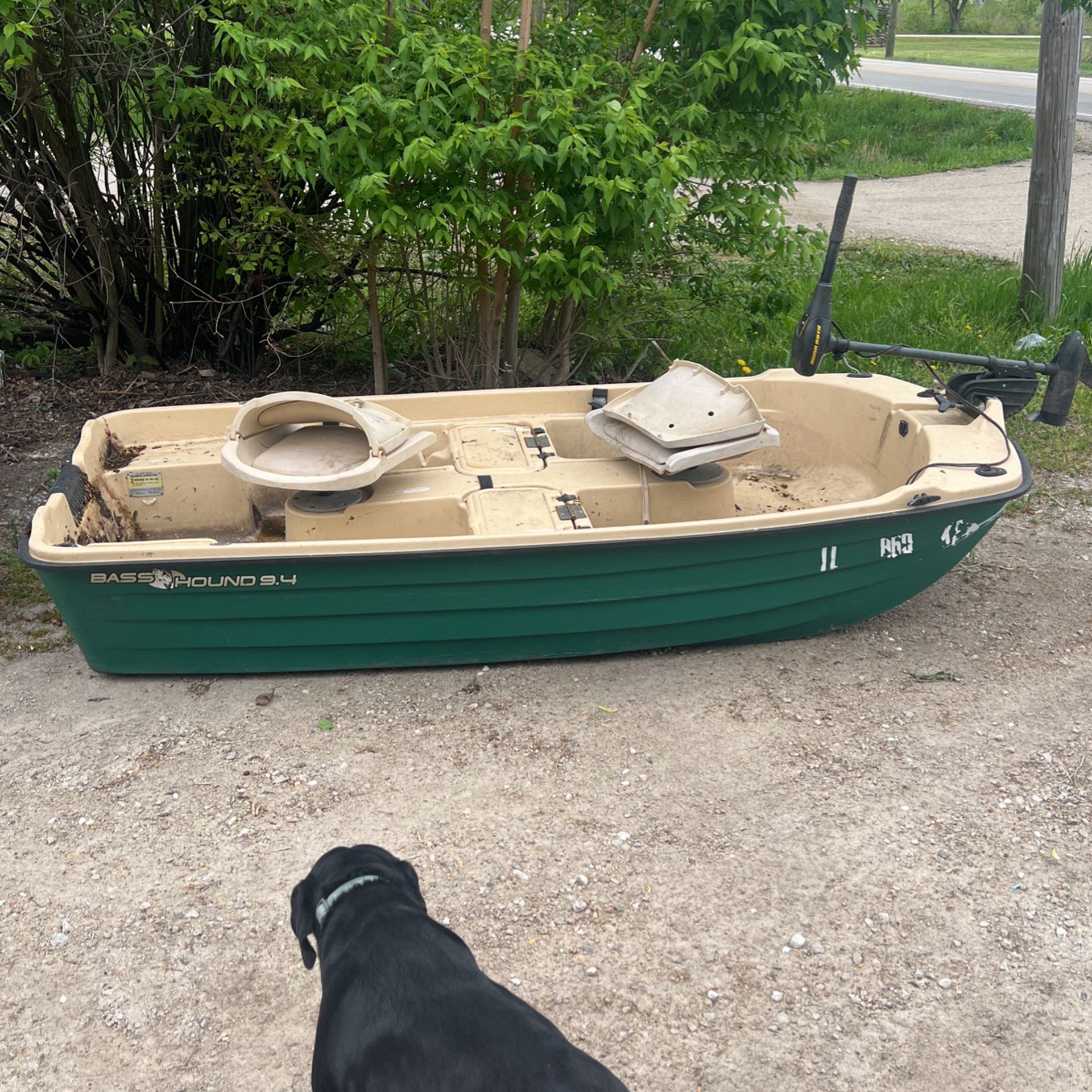 Bass hound 9.4 Boat for Sale in Morris, IL - OfferUp