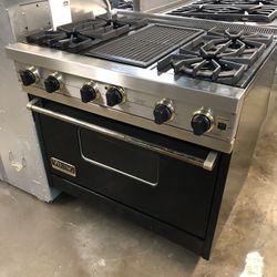 Viking 36 Black Gas Range Stove for Sale in Los Angeles CA OfferUp