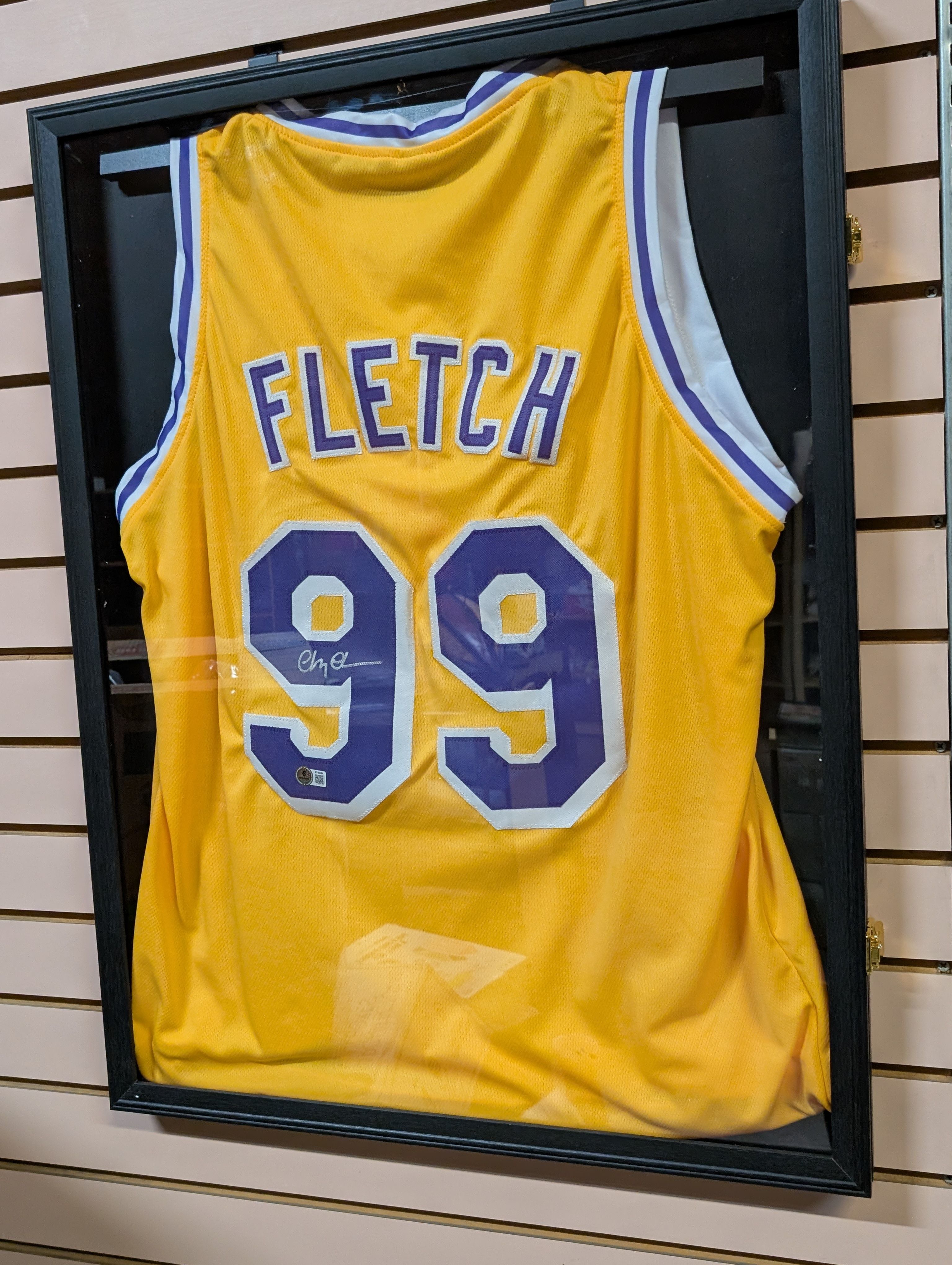 Signed Chevy Chase Fletch Movie Jersey Framed Beckett Authenticated ...
