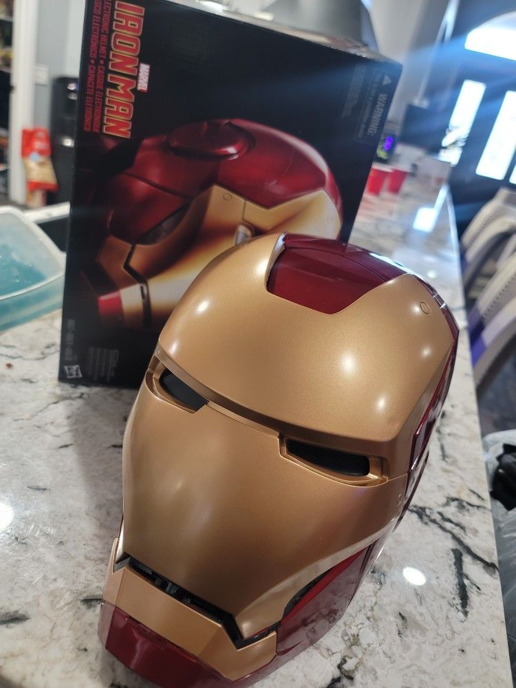 The Avengers Marvel Legends Iron Man Electronic Helmet