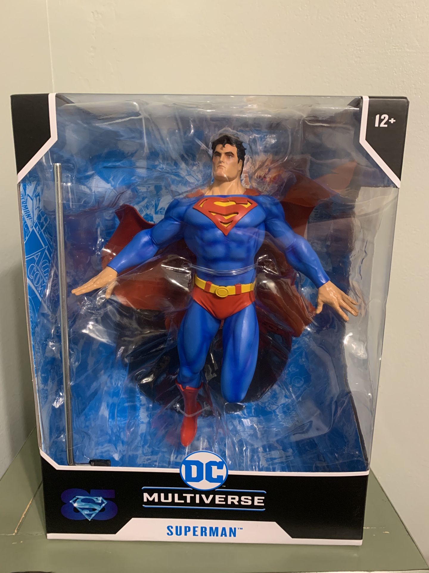 DC SUPERMAN FIGURE STATUE LARGE SIZE 12 INCH FLYING POSE STATUE New In ...