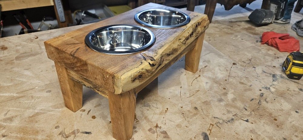Live Edge Dog Bowl Station for Sale in Milton, WA - OfferUp