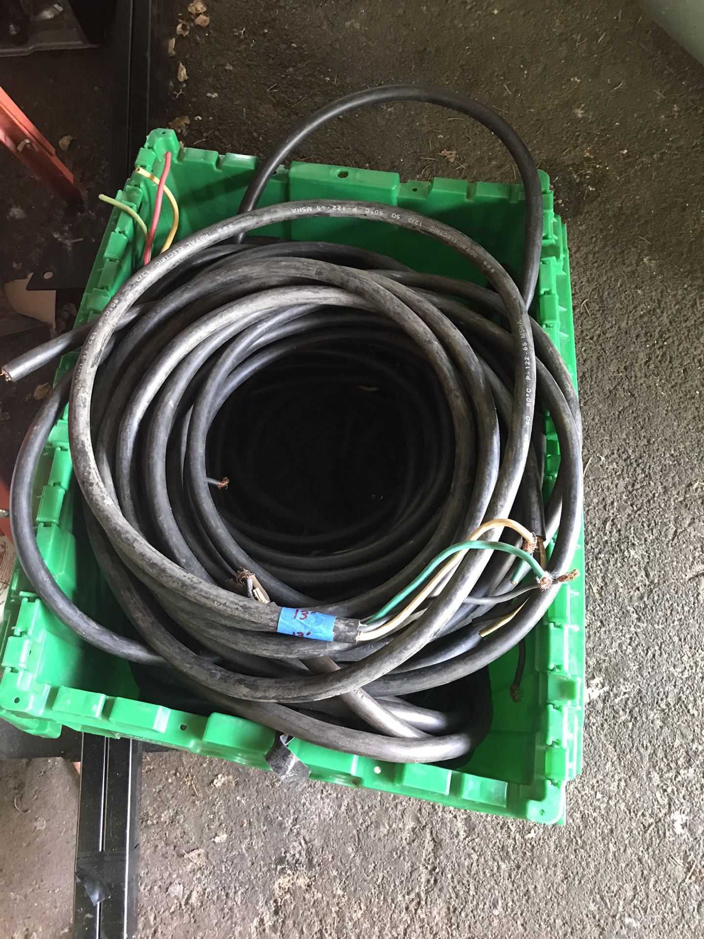 600 Volt Flexible Black SO SOOW Cord for Sale in Renton, WA - OfferUp