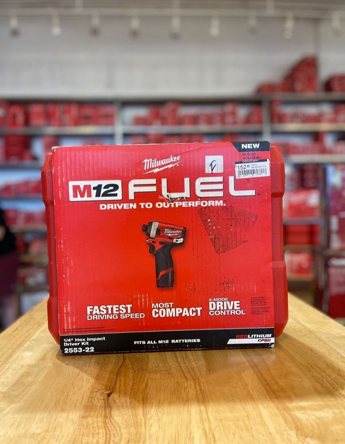 Milwaukee 2553-22 M12 FUEL 12-Volt Lithium-Ion Brushless Cordless 1/4 ...