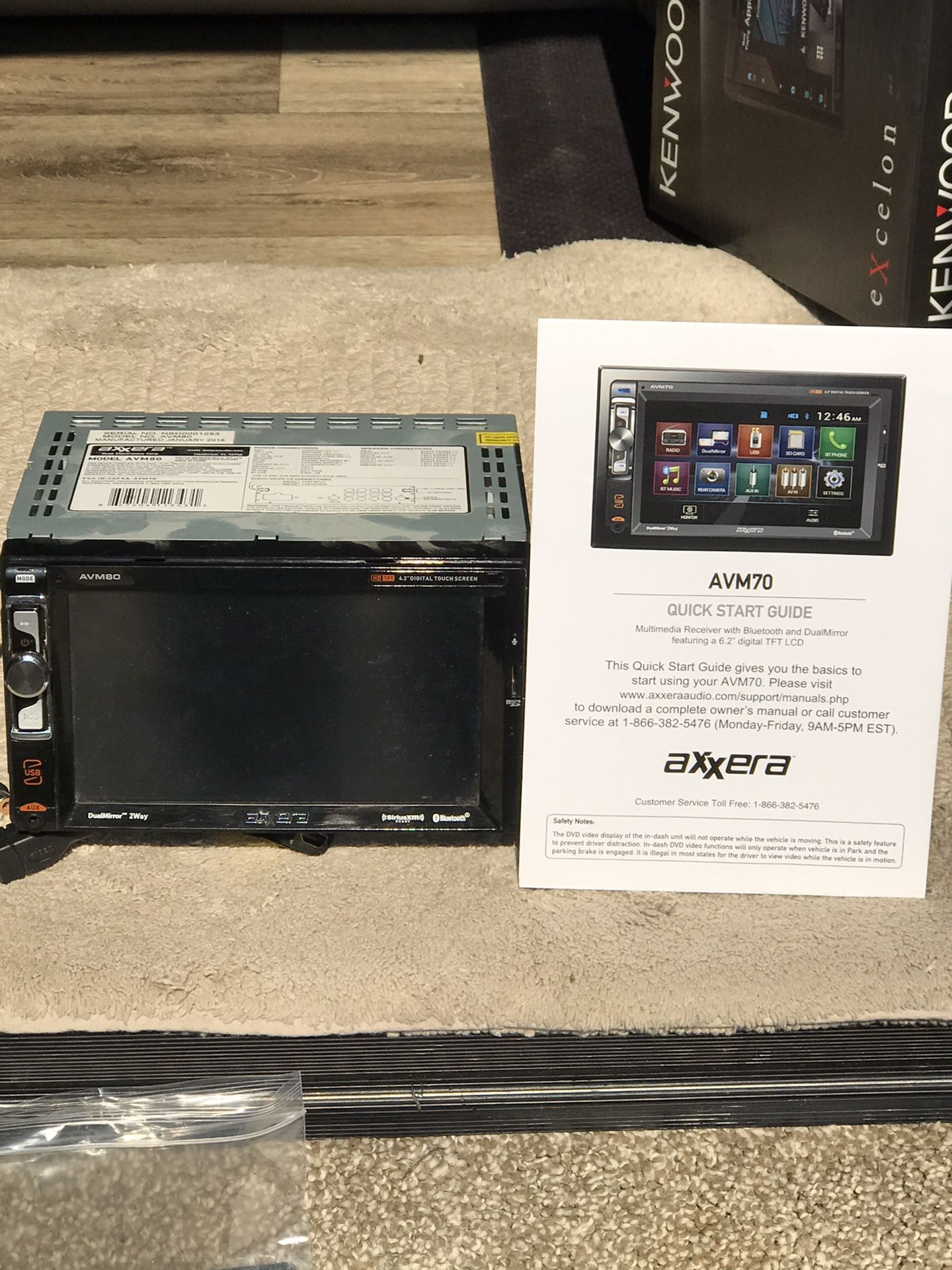 AVM70 Axxera multimedia receiver with Bluetooth auto stereo for Sale in ...