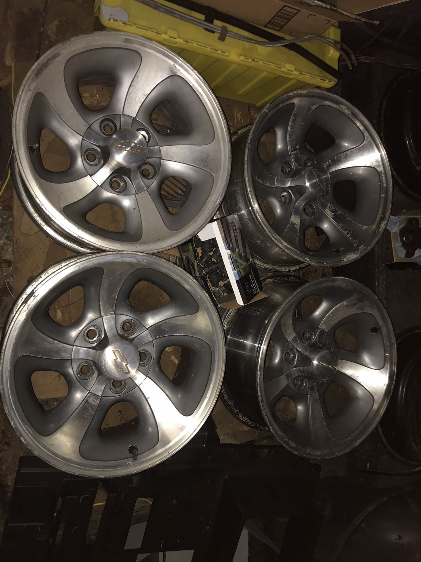 4 - S10 wheels with center caps $150 for Sale in Pompano Beach, FL ...