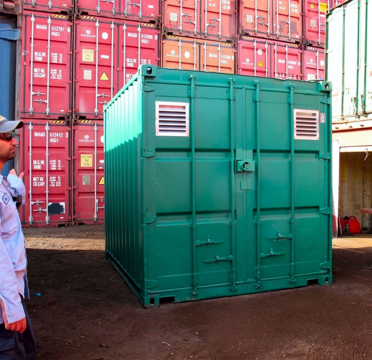 10ft Long Used Fabricated Steel Storage Containers for Sale in Chicago ...