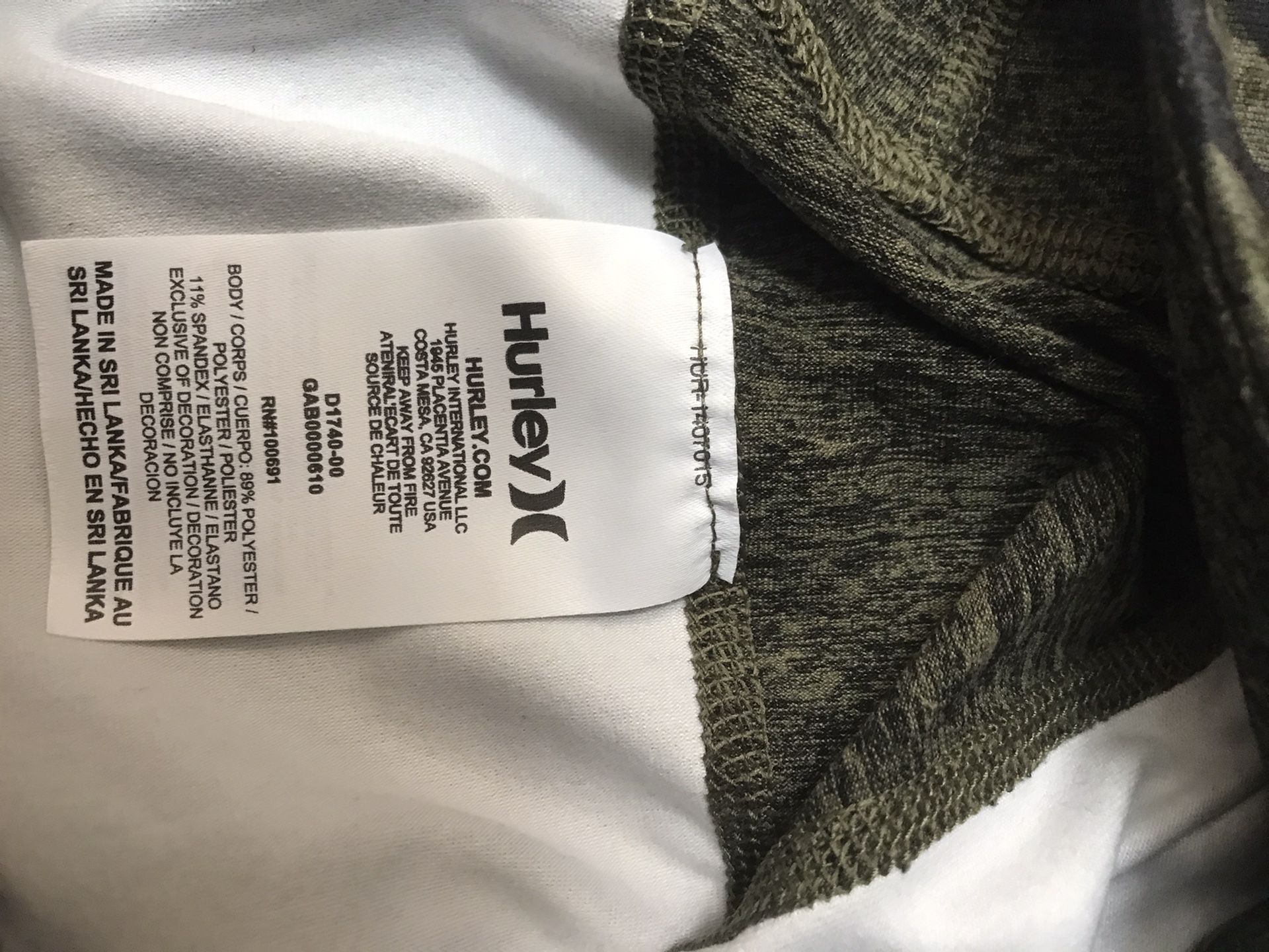 NEW!! Hurley x Nike Dri Fit Sports Bra (S) & Compression Short Set (XS ...