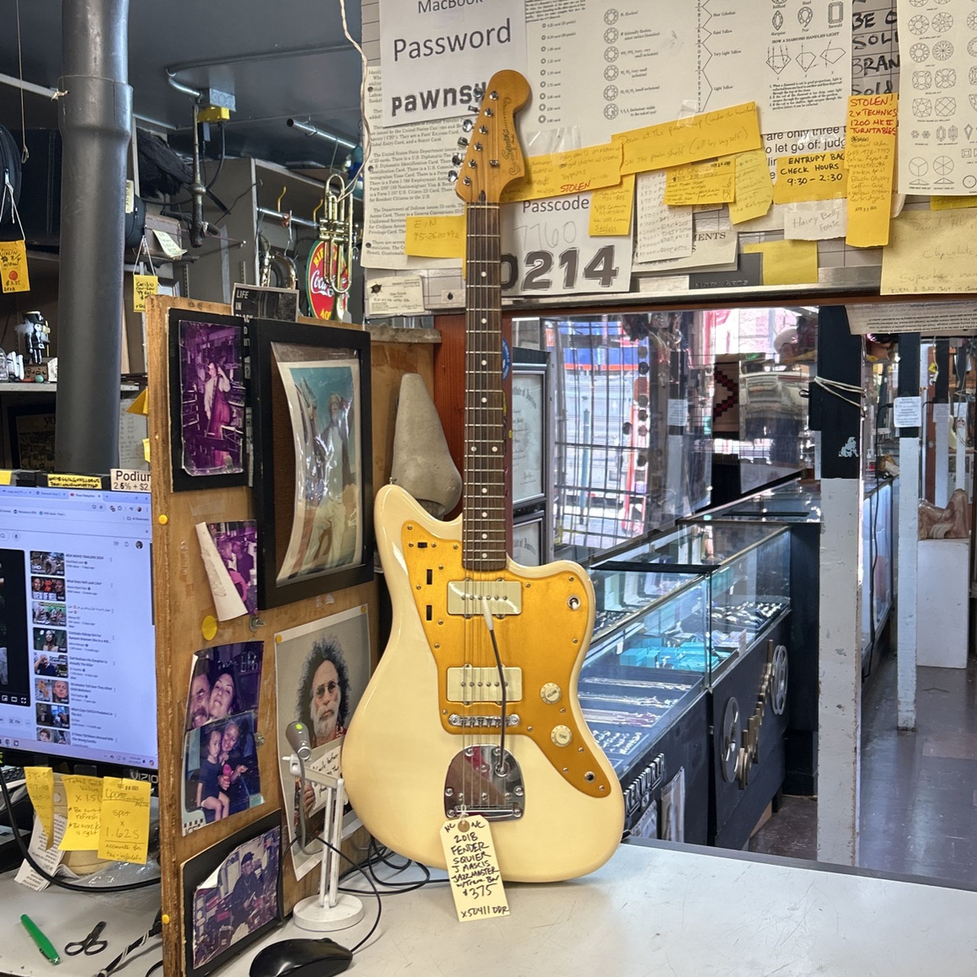 2018 Fender Squier J. Mascis Signature Model Jazzmaster Guitar for Sale ...