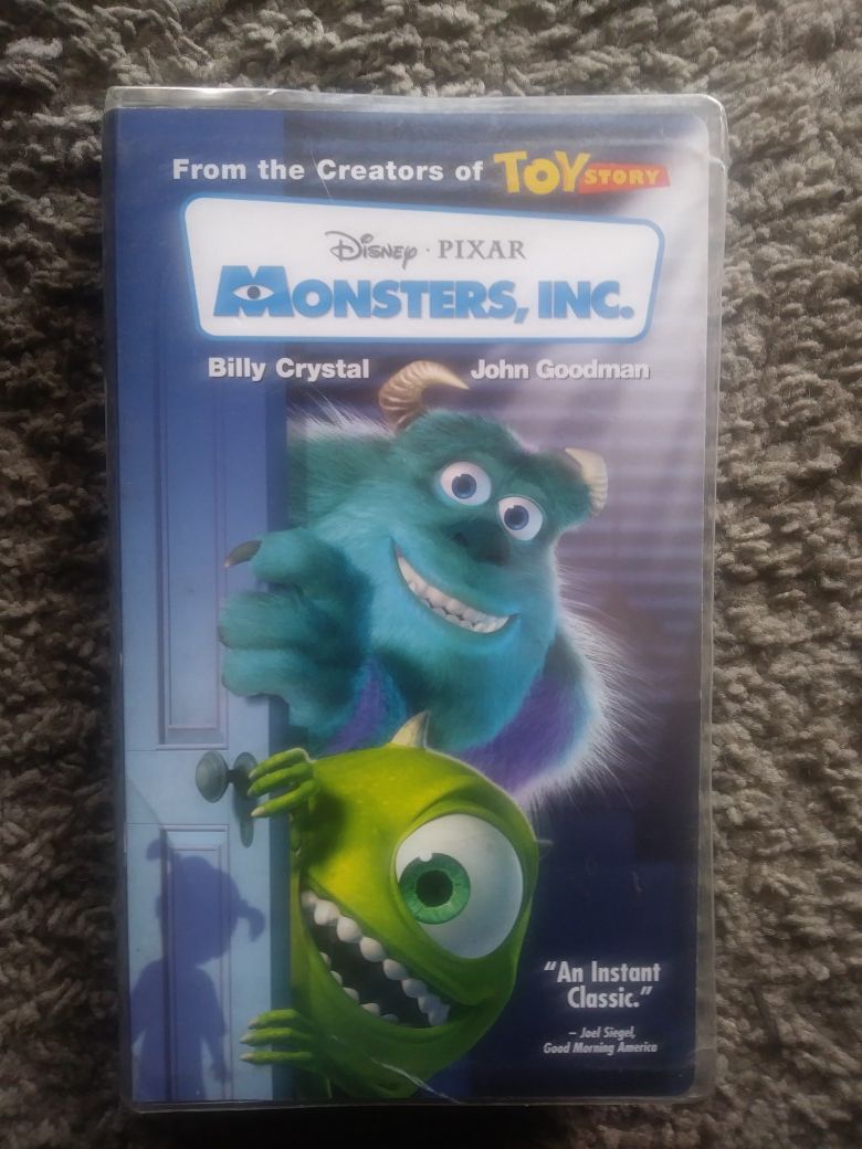 Monsters Inc Vhs