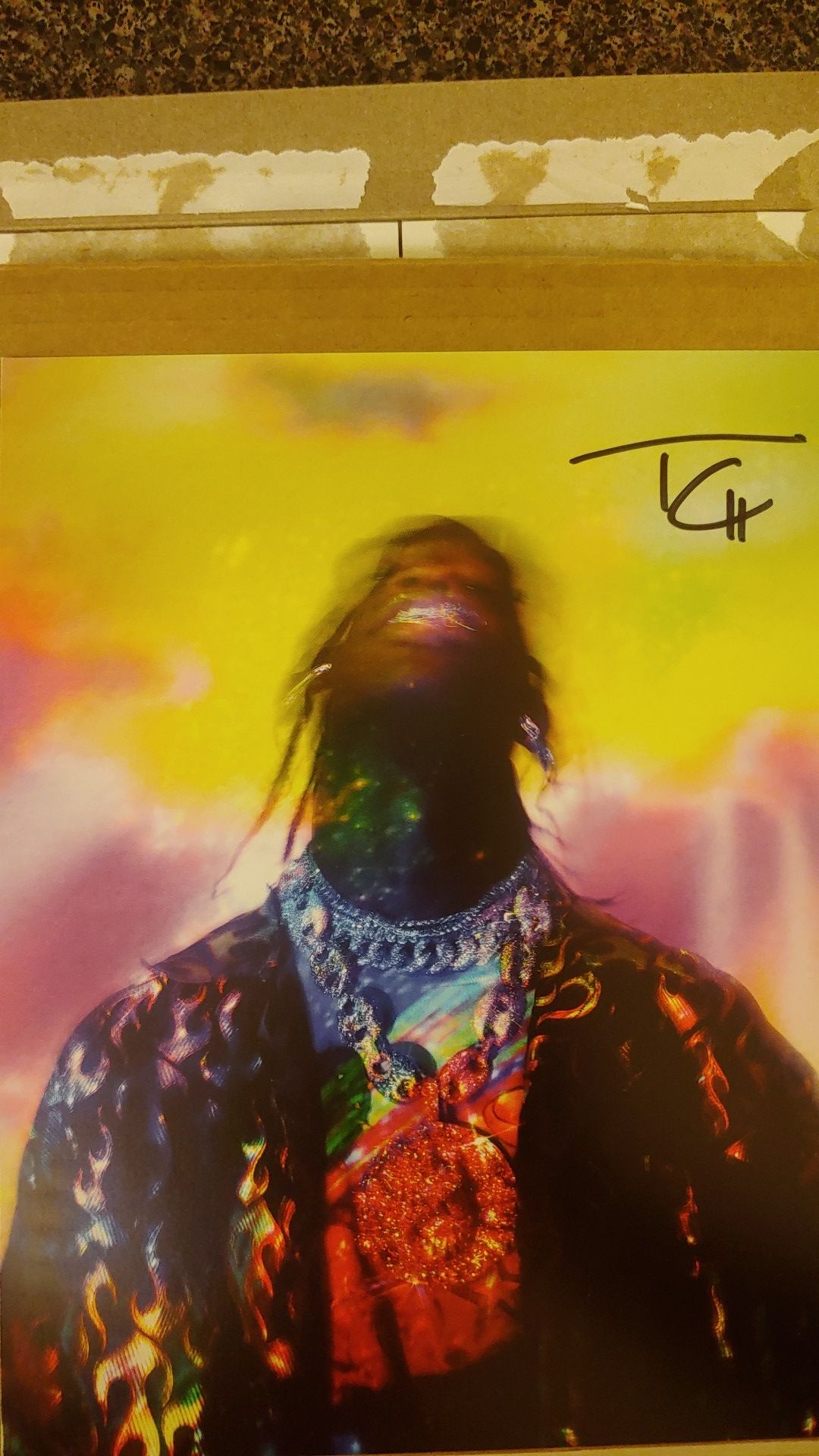 Signed Travis Scott Photo-Rare for Sale in Modesto, CA - OfferUp
