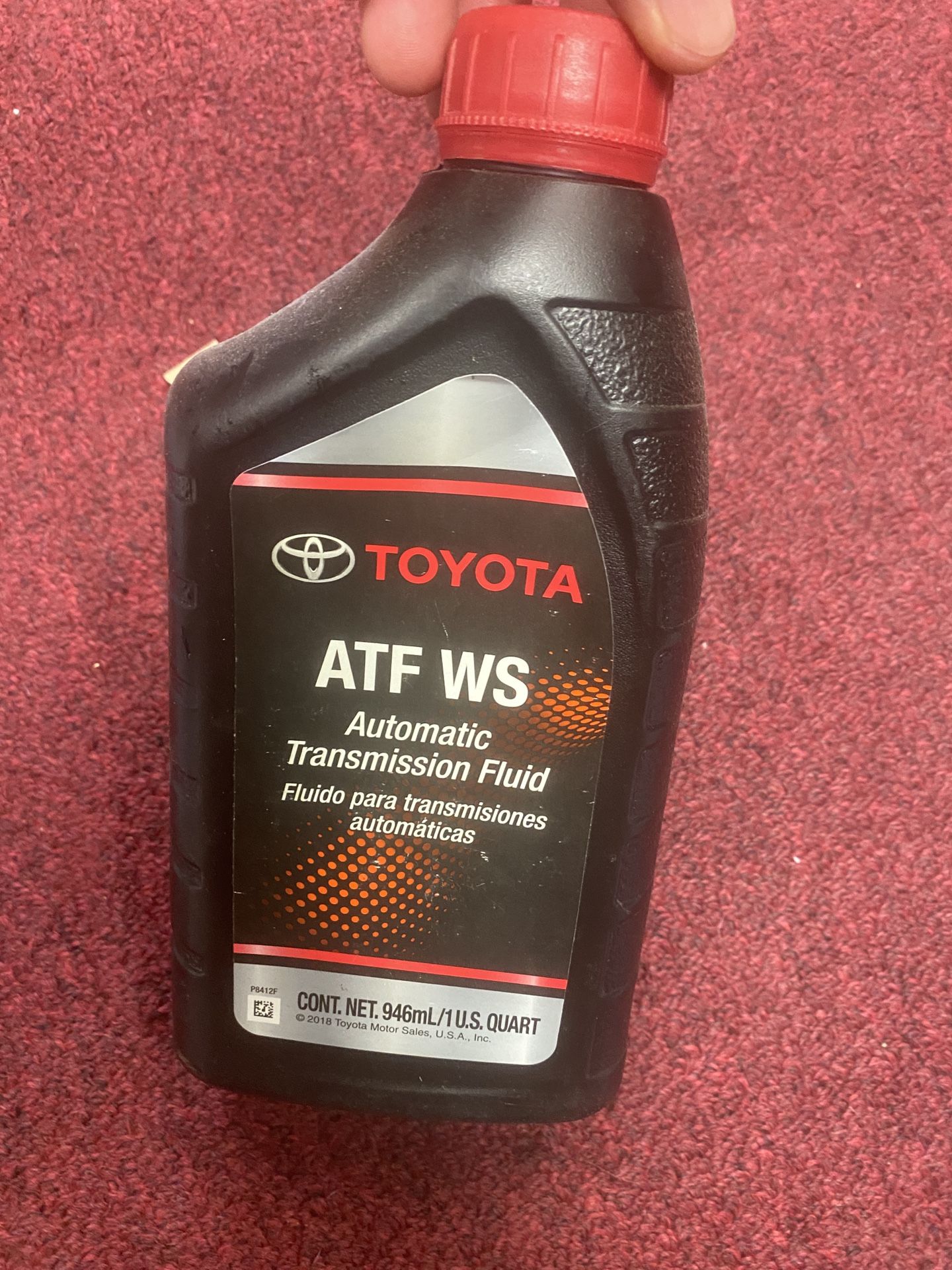 Toyota ATF WS automatic Transmission Fluid 1 Quart for Sale in Hacienda ...