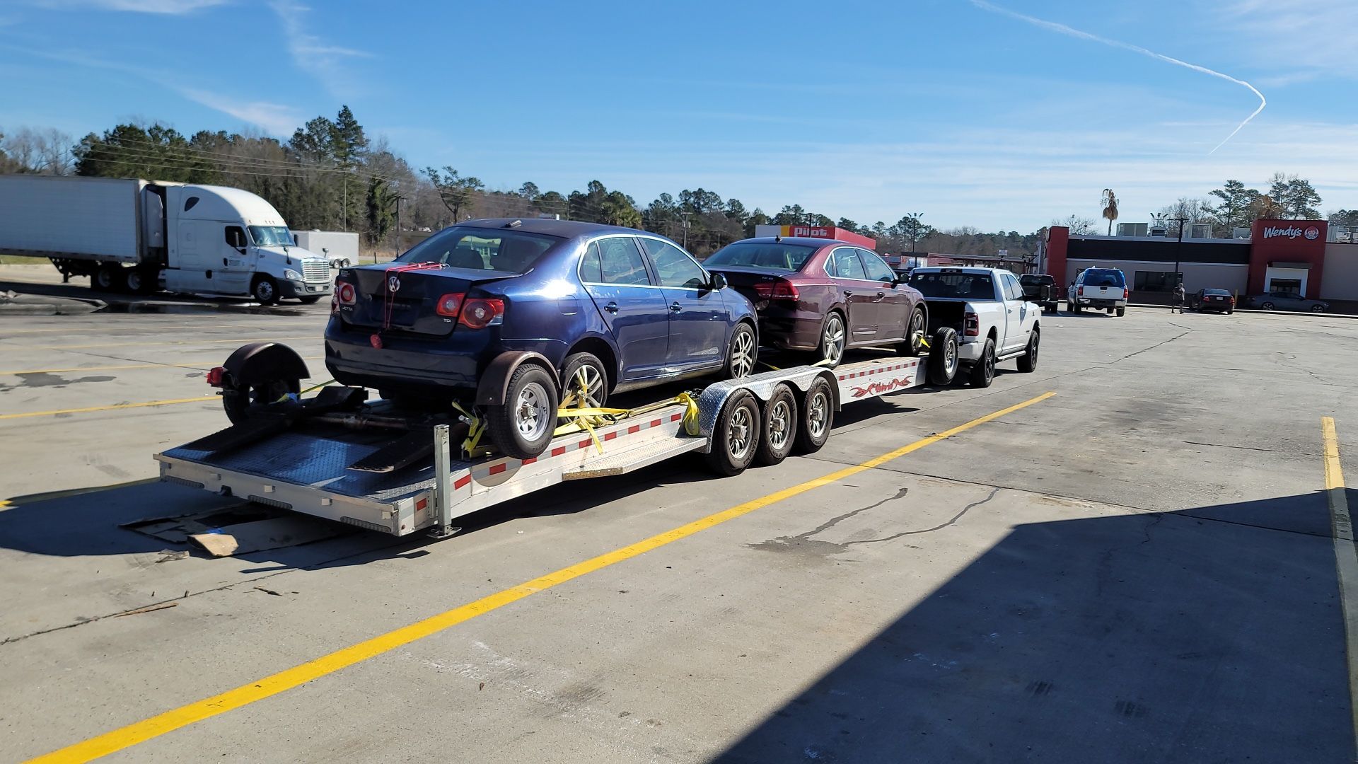 2018 Aluminum 2 Car Trailer,7x34, 2 Carros, Trailer, 2 Car Hauler ...