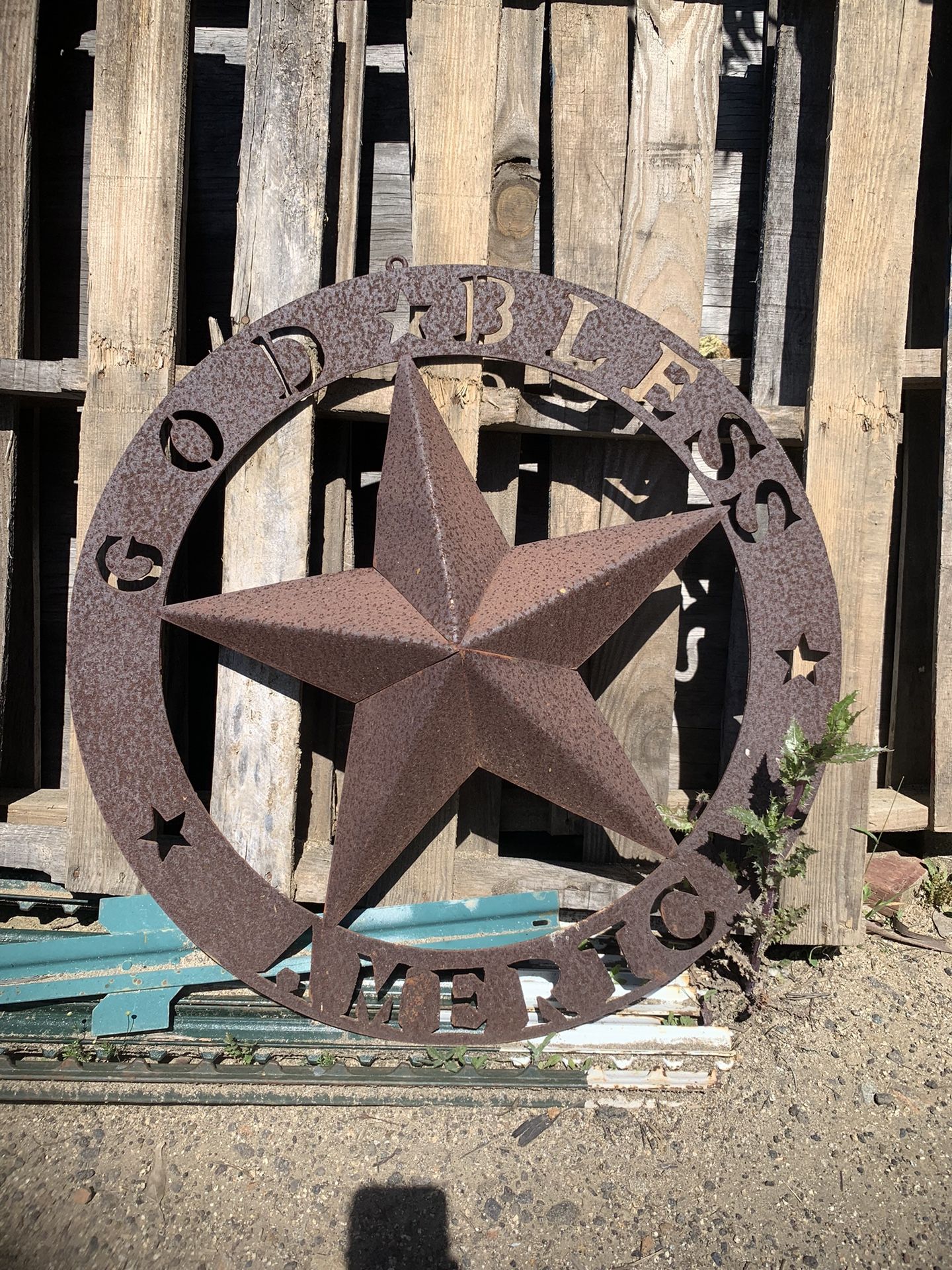 God Bless The USA Metal 3d Sign. for Sale in Fallbrook, CA - OfferUp