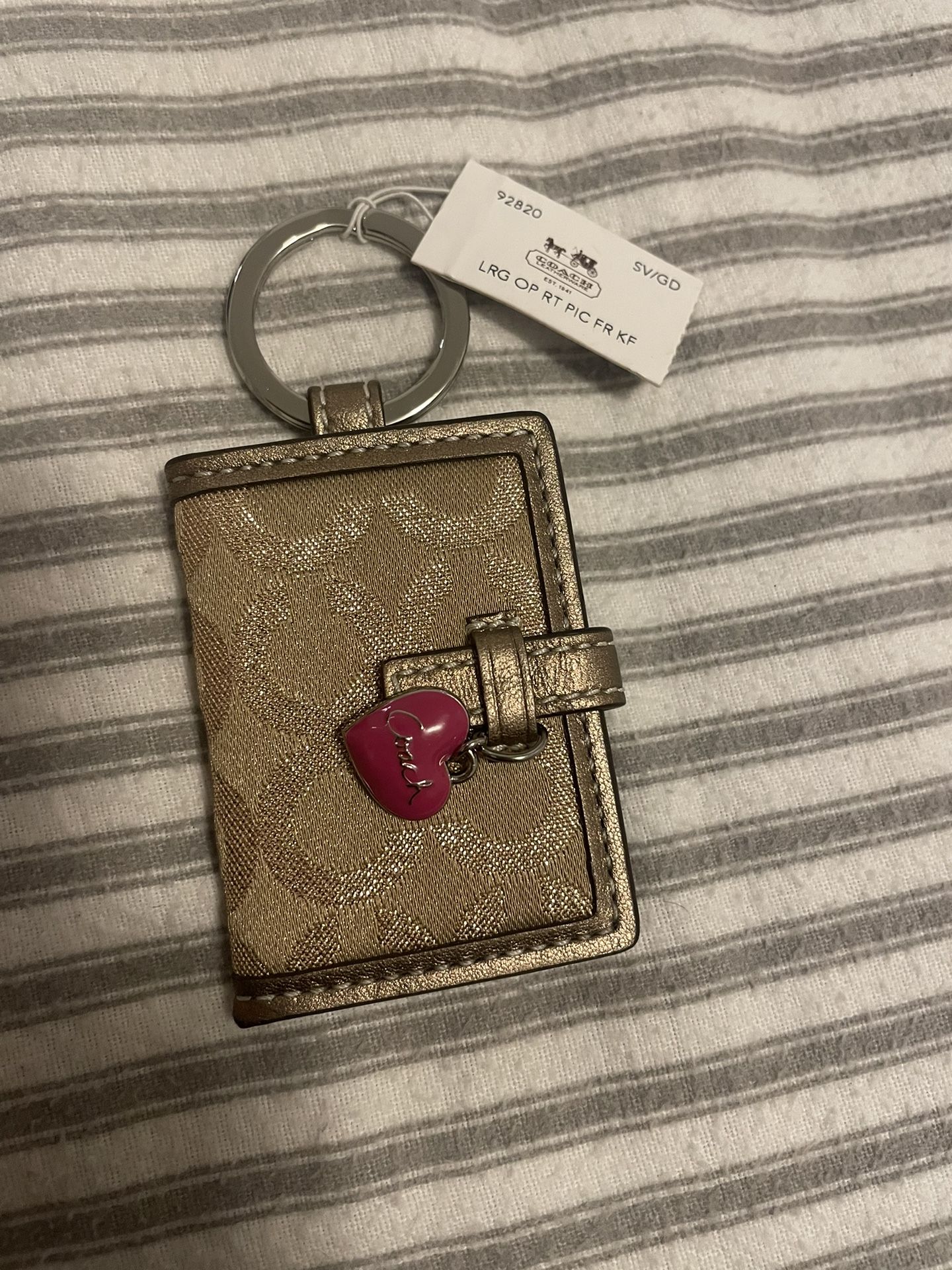 Coach Booklet Keychain, New With Tags for Sale in Fort Lauderdale, FL ...