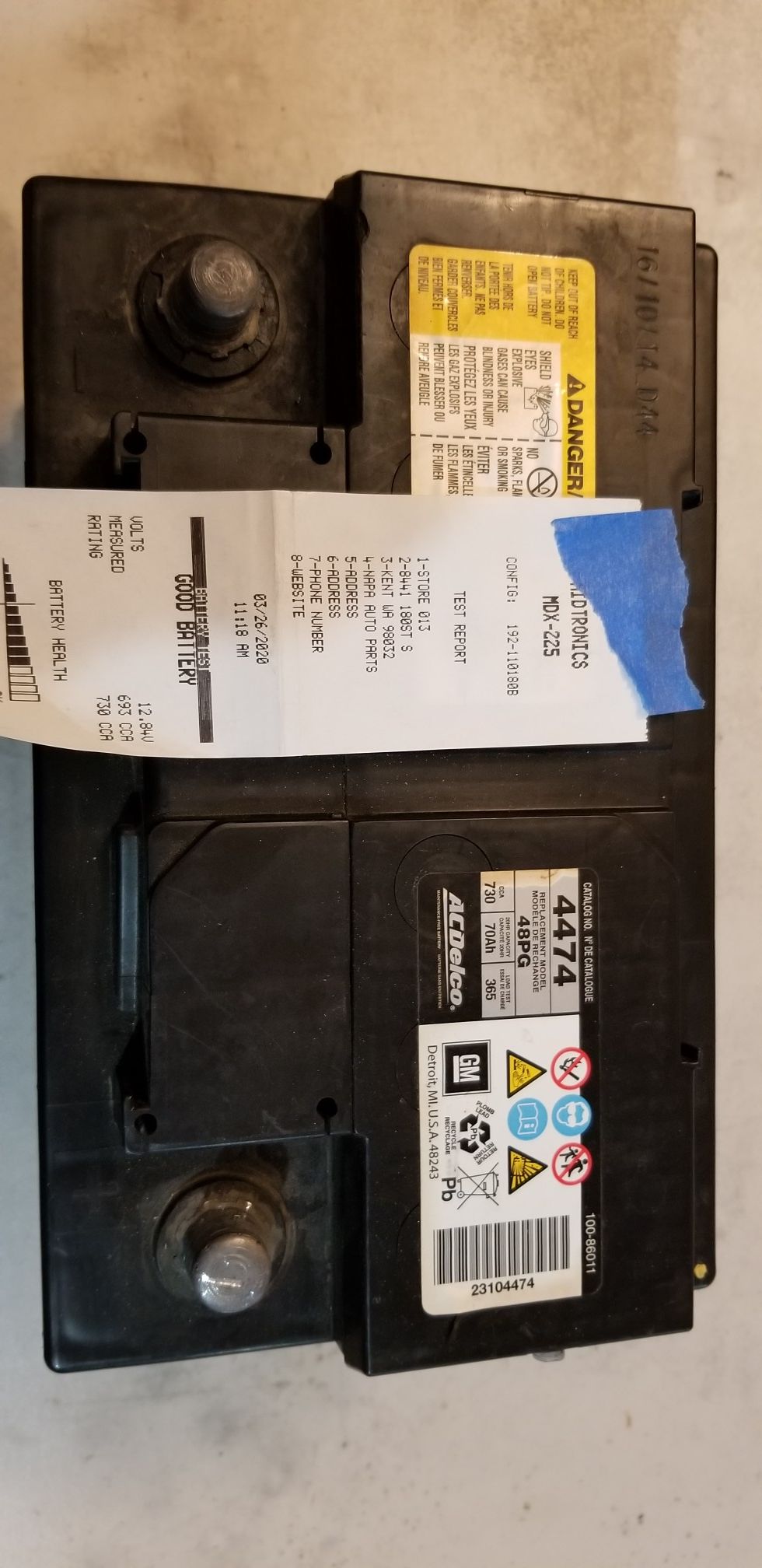 48PG ACDELCO Truck Battery for Sale in Renton, WA - OfferUp