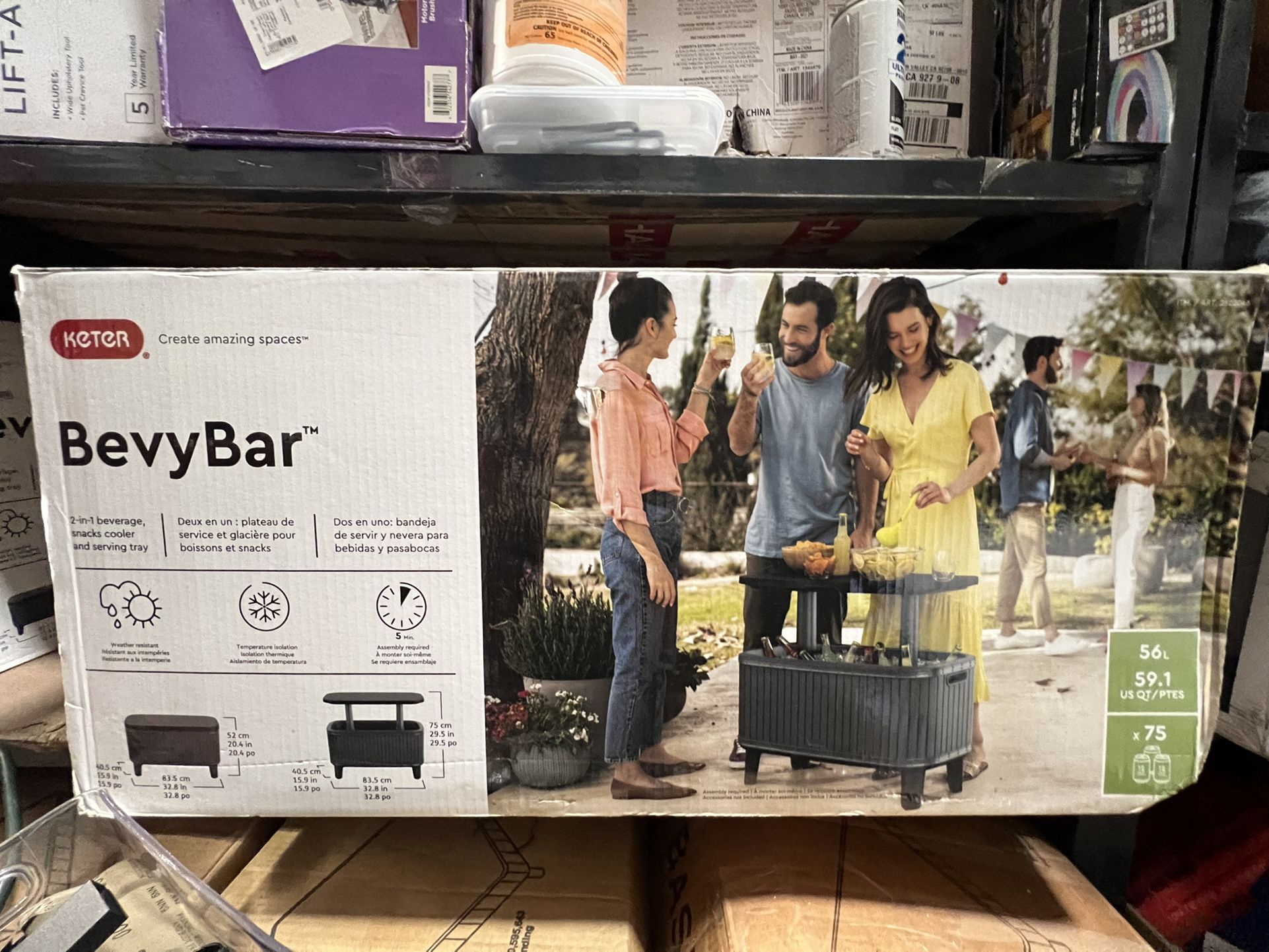 Costco Keter Bevy Bar Table Cooler for Sale in Long Beach CA OfferUp
