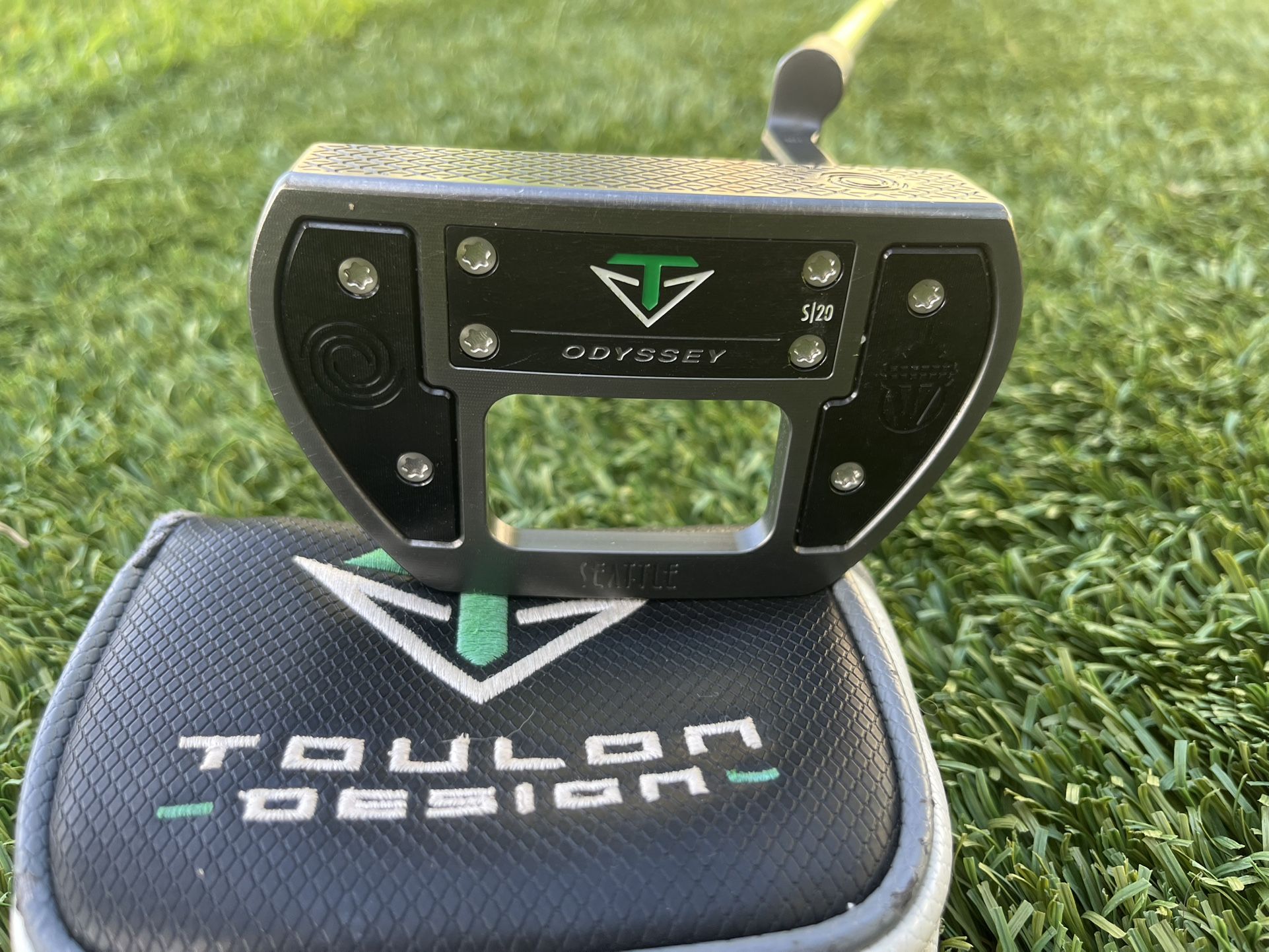 ODYSSEY TOULON Design, Seattle Mallet Putter/35 Inch/Great Condition/w ...