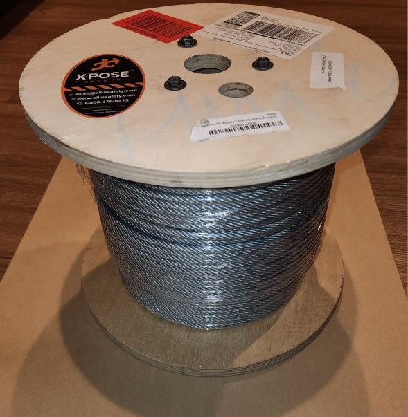 Aircraft Cable 1/4 Inch 150ft 1/4 Inch Vinyl Coated Aircraft Cable ...