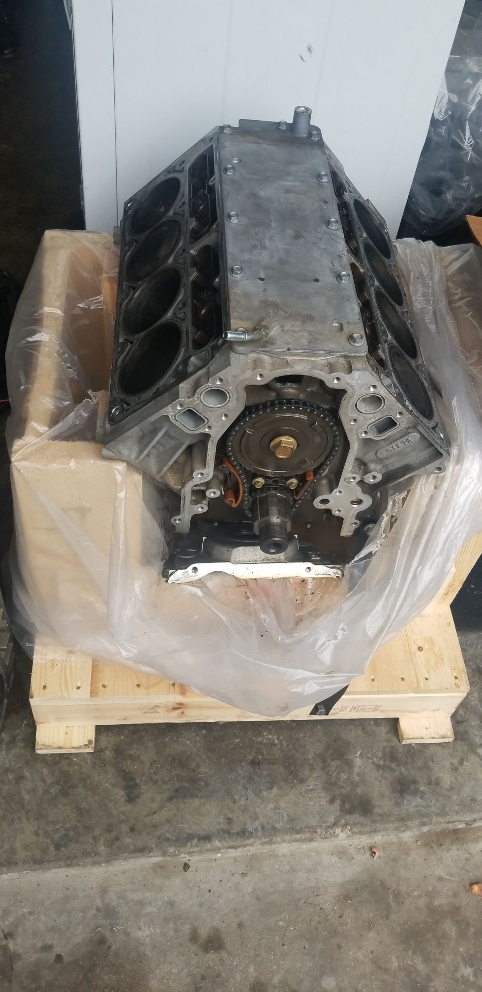 2009 Corvette 6.2 ls3 short block missing one piston needs one sleeve ...